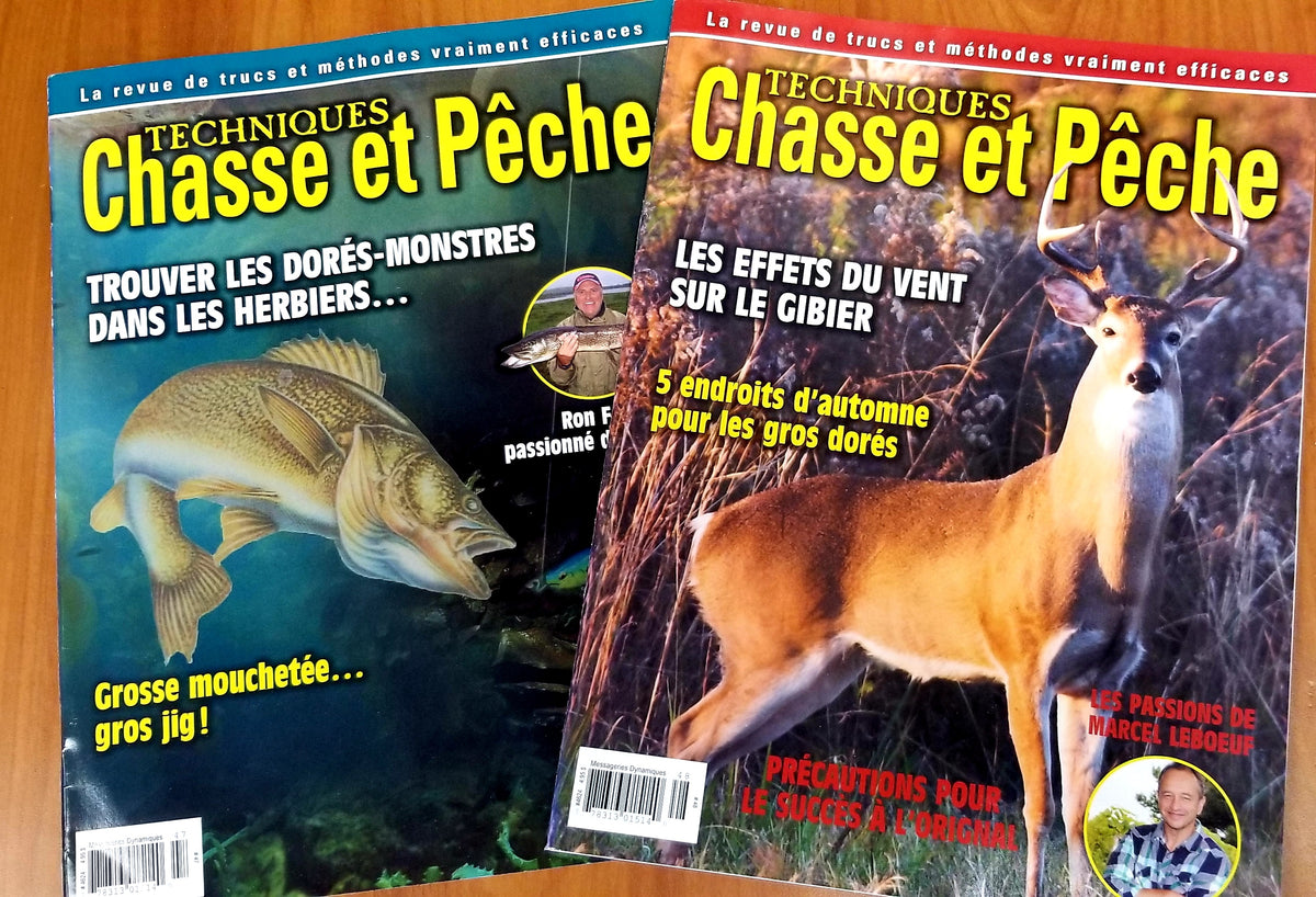 DOWNLOAD OUR MAGAZINES AND BOOKS – Techniques Chasse et Pêche
