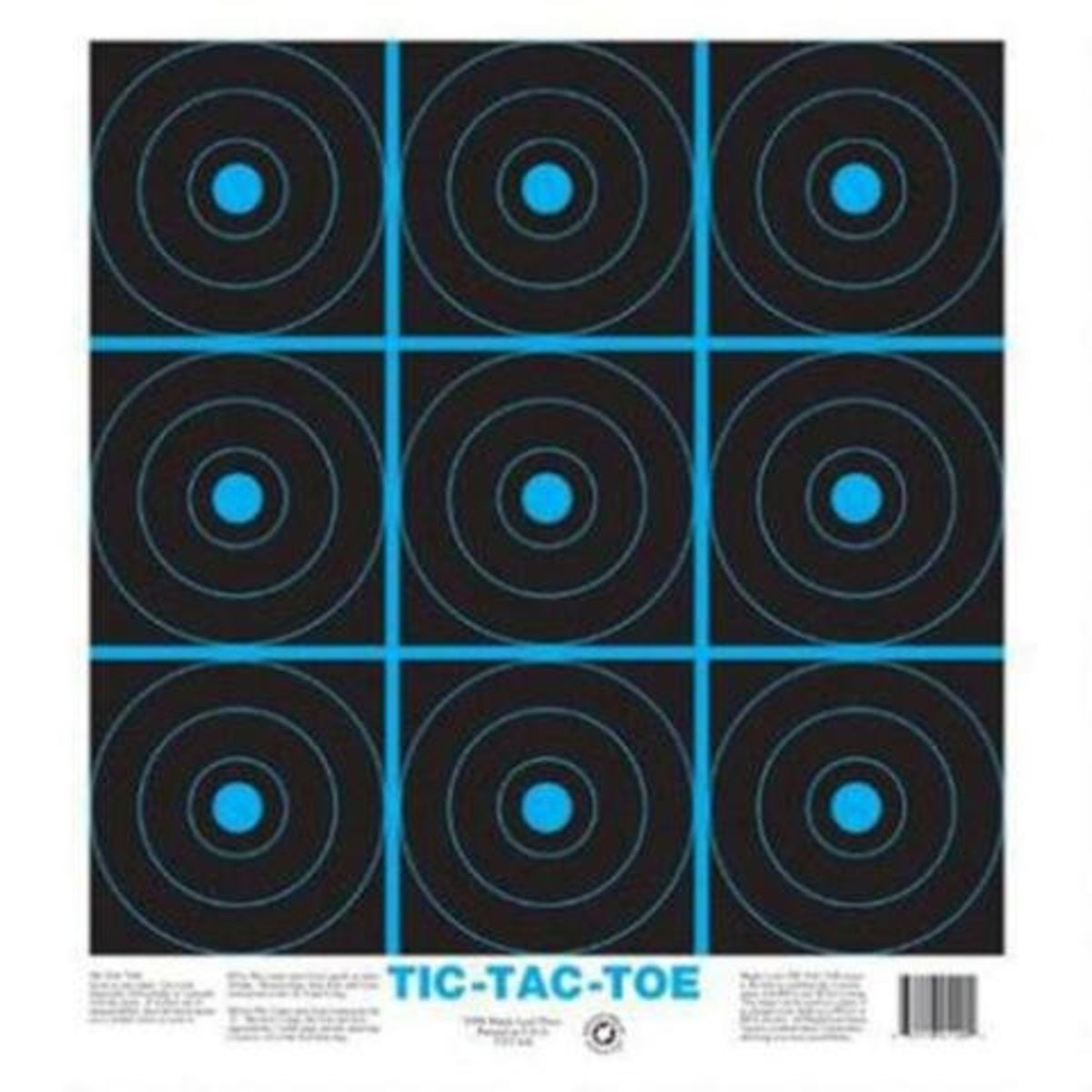 CIBLES PETIT TIC TAC TOE 10,75 po x 17 po – Techniques Chasse et Pêche