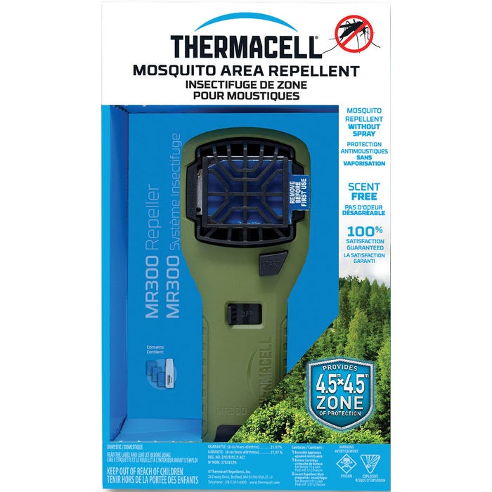 Thermacell Portable Mosquito Repellent Device – Techniques Chasse et Pêche